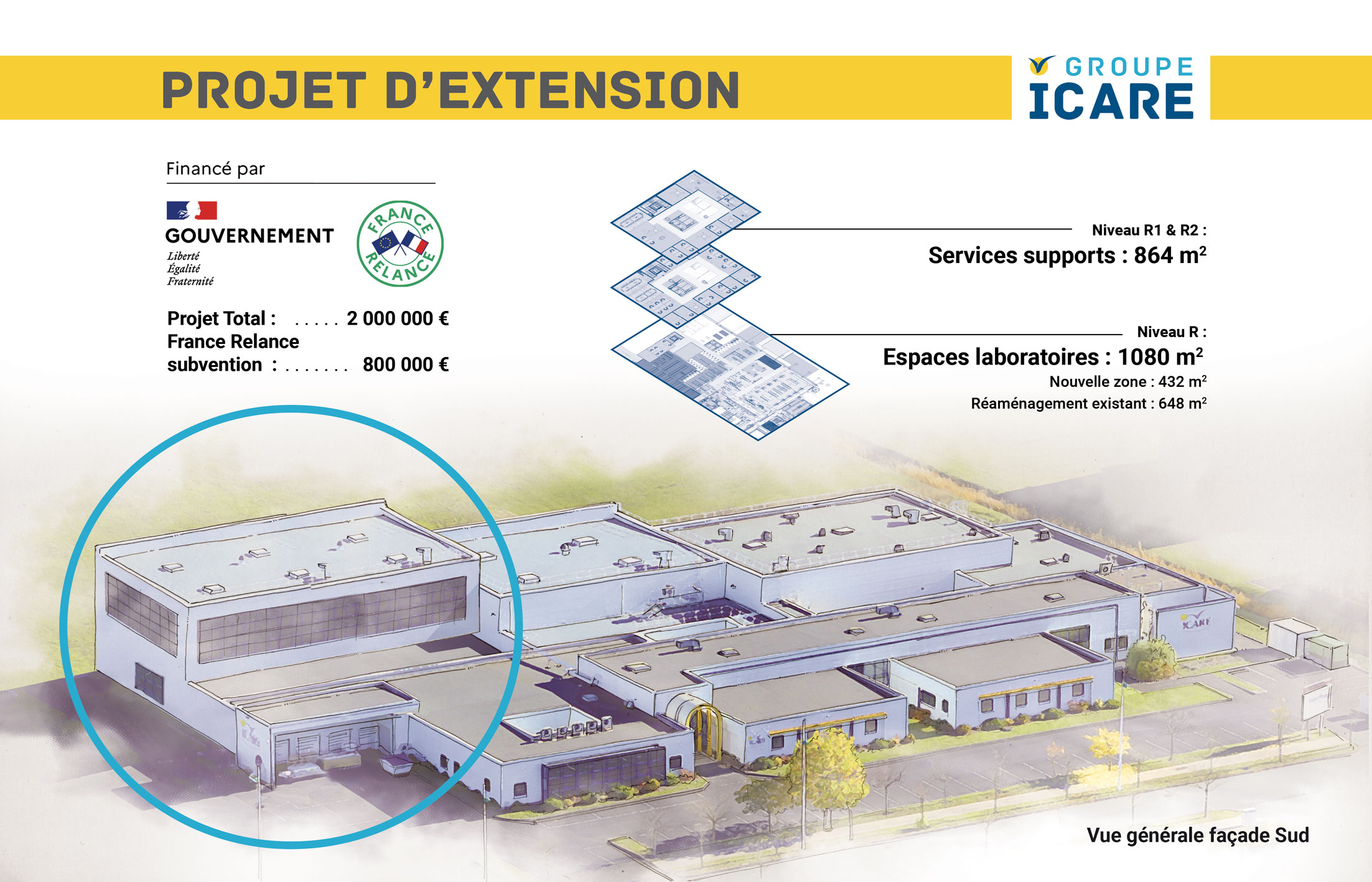 Avec son projet d’extension soutenu par France Relance, le groupe Icare ...